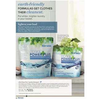 Norwex Ultra Power Plus Laundry Detergent - 100g (pre pack) / 250 g ...