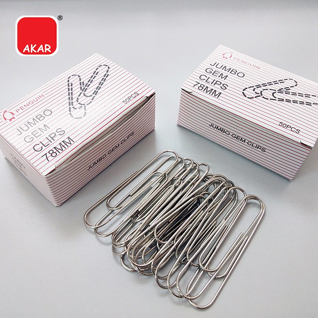 Penguin jumbo gem paper clips 78 mm | Shopee Malaysia