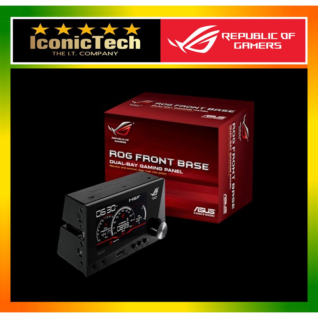 sold out ASUS ROG Front Base Dual-Bay Gaming Panel For ROG Motherboard ...