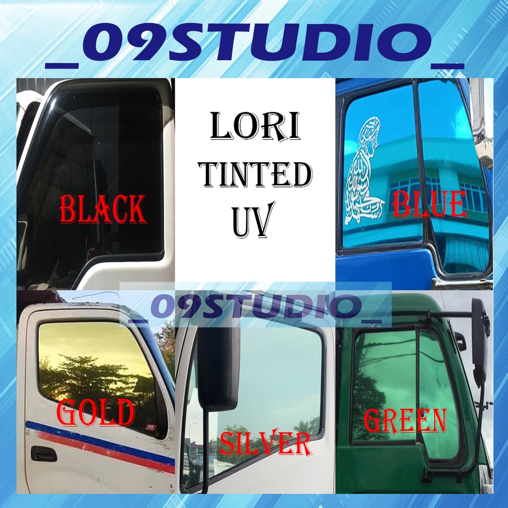 Tinted UV LORI/PINTU LORI/CERMIN BESAR/WINDSCREEN/LORRY Window Film ...