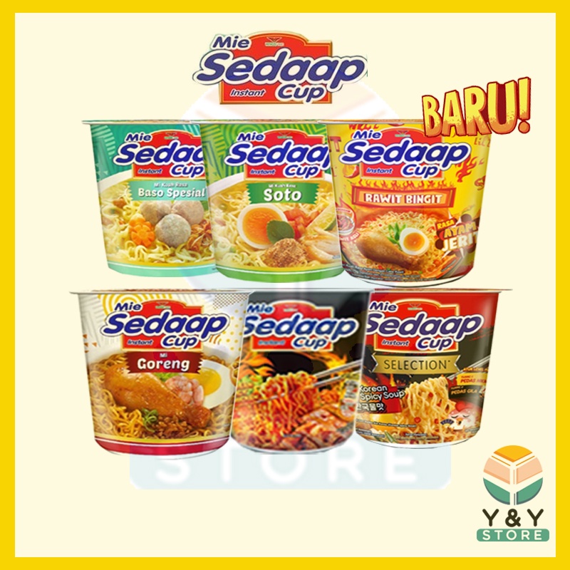 Mi Sedaap Instant Cup Mi Goreng / Korean Spicy Chicken / Korean Spicy ...
