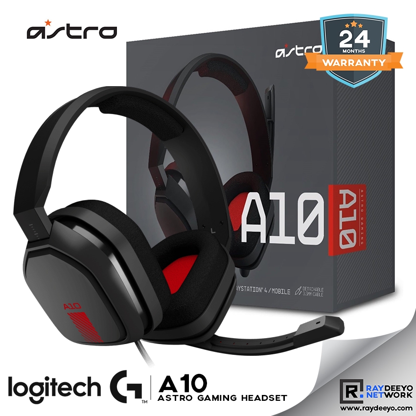 Logitech Astro A10 Gaming Headset [Comfort/Durable/Lightweight ...