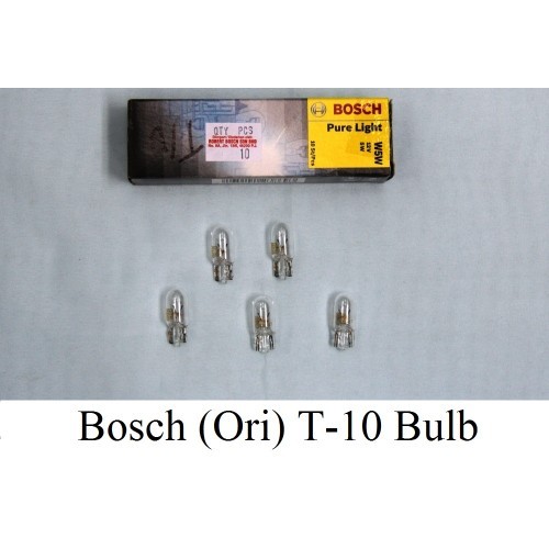 BULB - BOSCH 4090 (T10) 12V 5W (5 PCs) | Shopee Malaysia