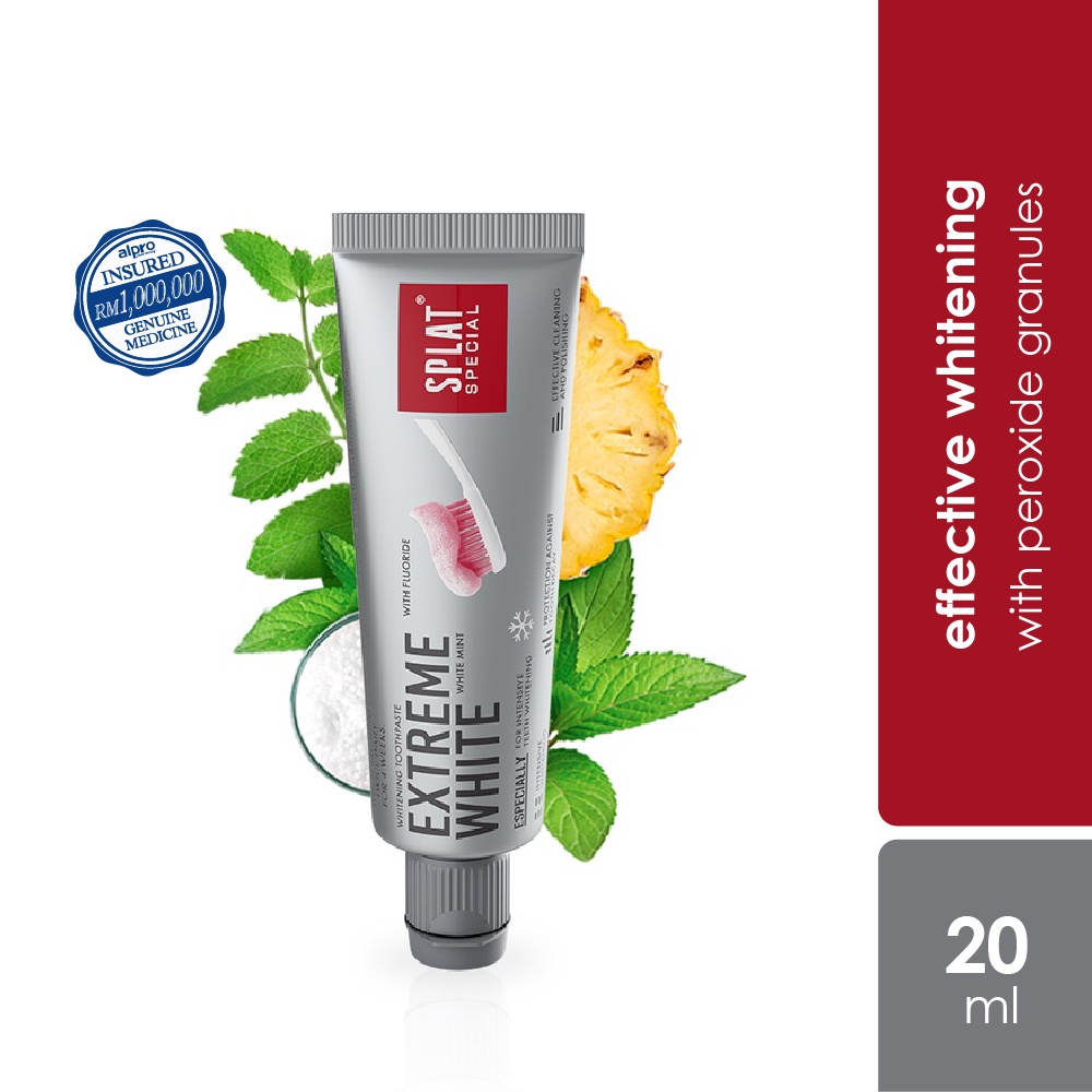Splat Extreme White Toothpaste 20ml | Shopee Malaysia