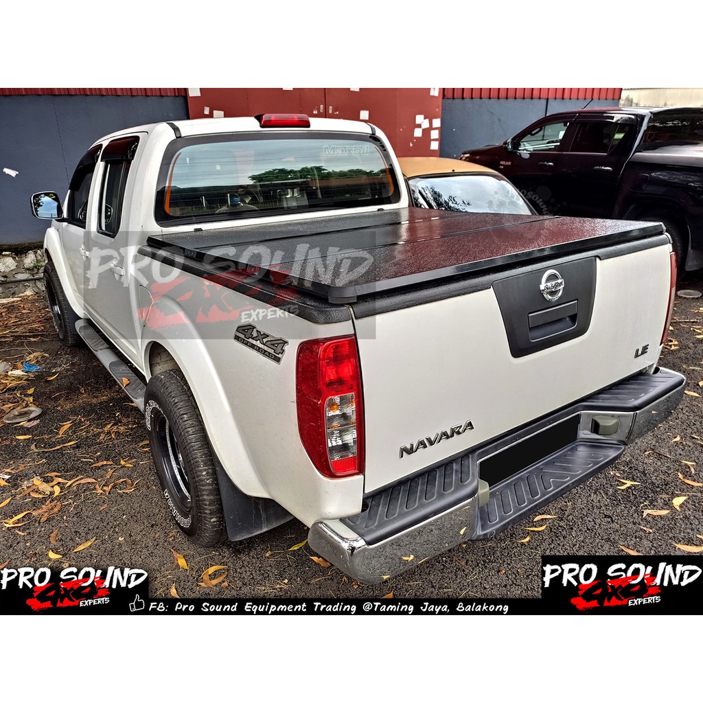 Tri-Fold Hard Top Tonneau Cover Aluminium FOR NISSAN NAVARA NP300 ...