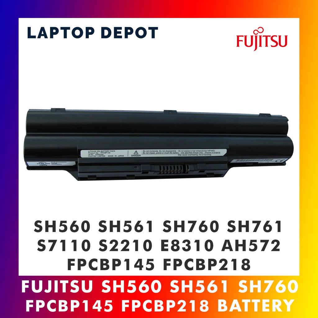 Fujitsu SH560 SH561 SH760 SH761 S7110 S2210 E751 FPCBP145 Battery ...