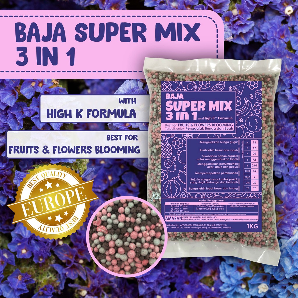🔥 HIGH QUALITY 🔥 BAJA SUPER MIX 3 IN 1 1KG / BAJA MIX BOOSTER / Baja ...