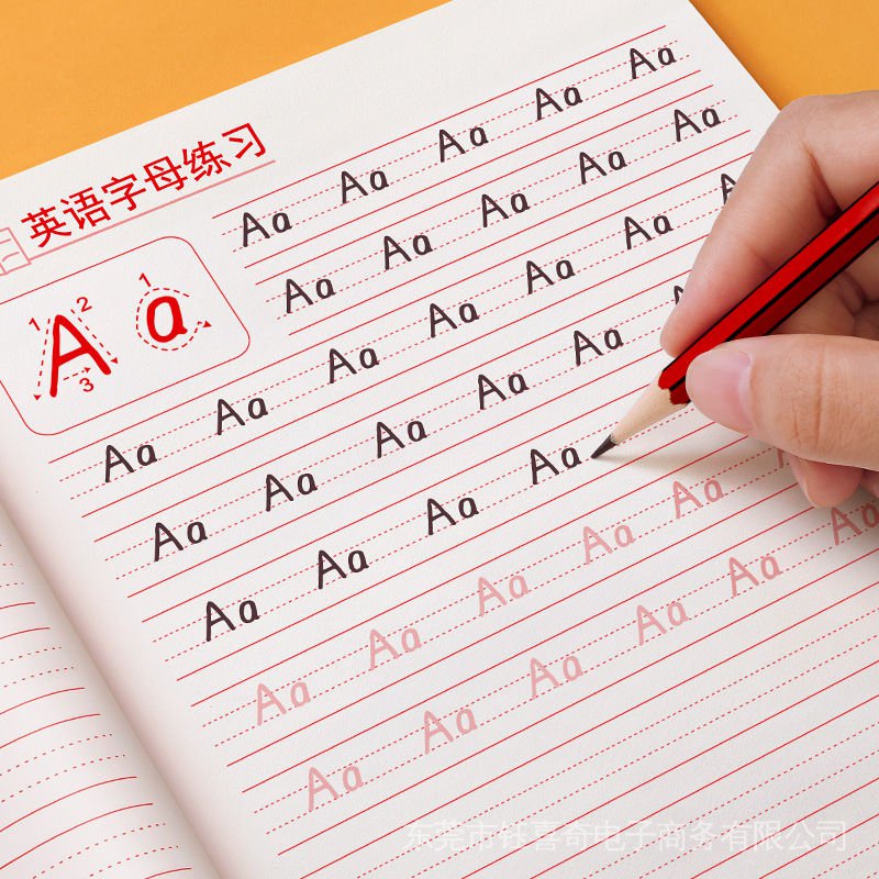 Quick Practice Copybook Make Calligraphy More Efficient 26 English Letters Every Day Water Body ...