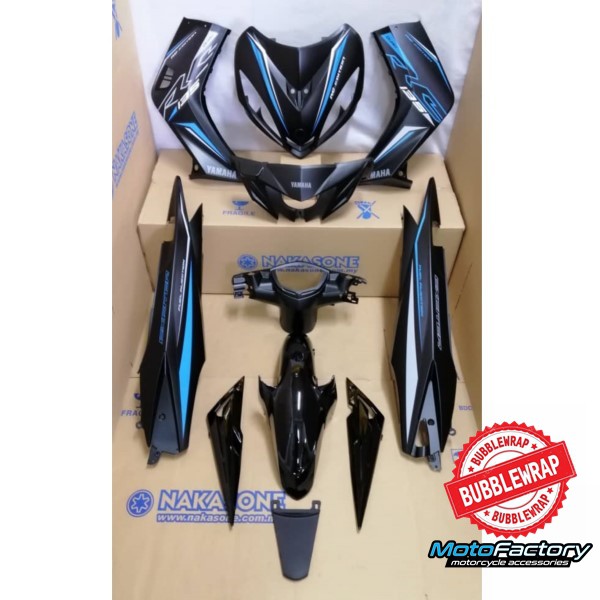 YAMAHA LC V1 LC135 COVER SET STICKER EXCITER RC BLUE BLACK #STICKER ...