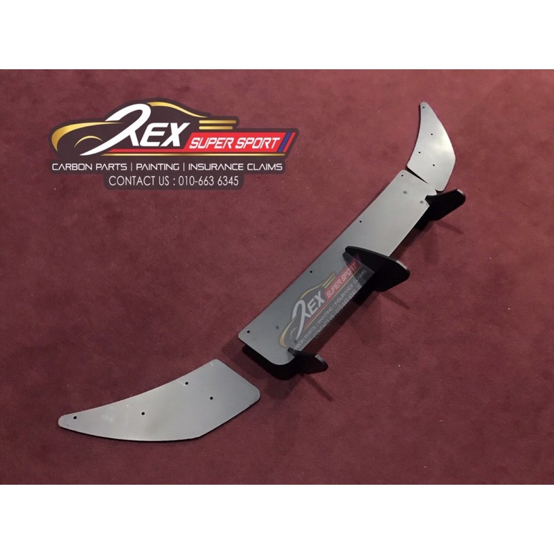 VW Volkswagen Golf Mk7 R Rear Diffuser Maxton Black | Shopee Malaysia