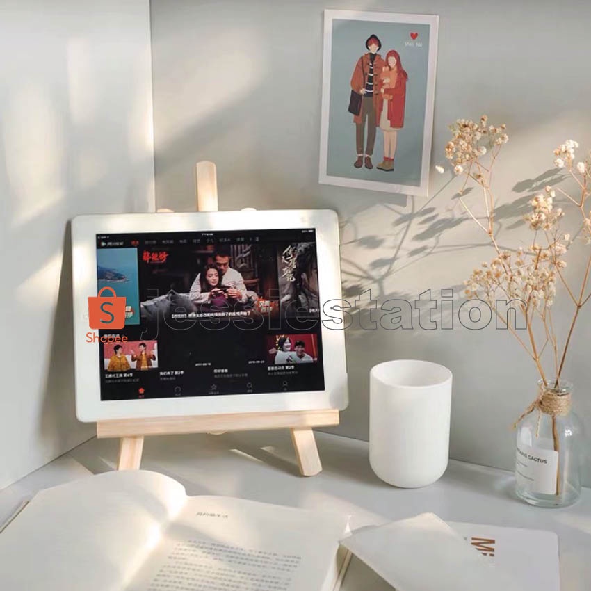 DAISO Japan / Wooden Natural Easel / Tripod / Phone Stand Deco | Shopee ...