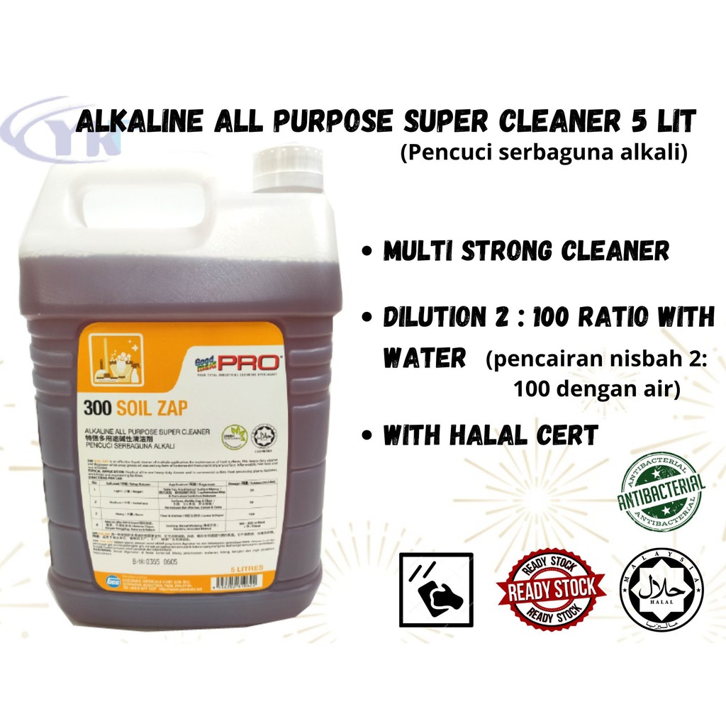 Kuat Kuat Kuat Pencuci Serbaguna Alkali (Alkaline All Purpose Super ...