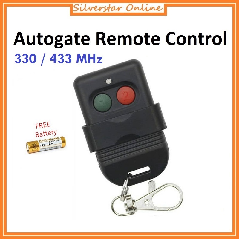 Autogate Remote Control 2-Button Transmitter SMC5326 330MHz 433MHz Auto ...