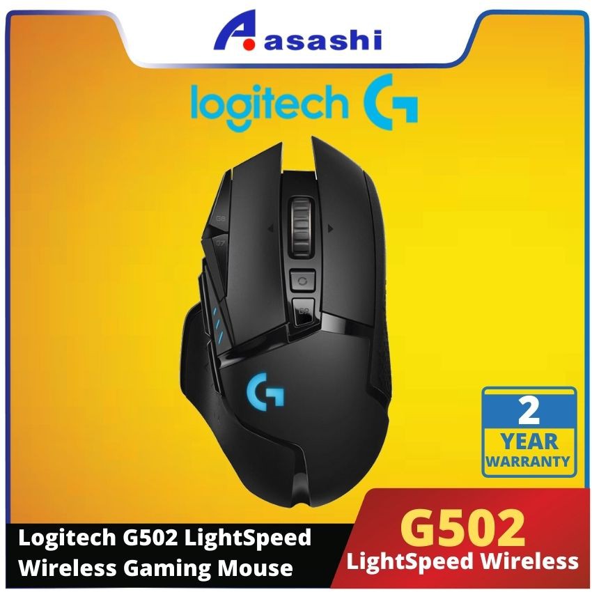 Logitech G502 LightSpeed Wireless Gaming Mouse (910-005569) | Shopee ...