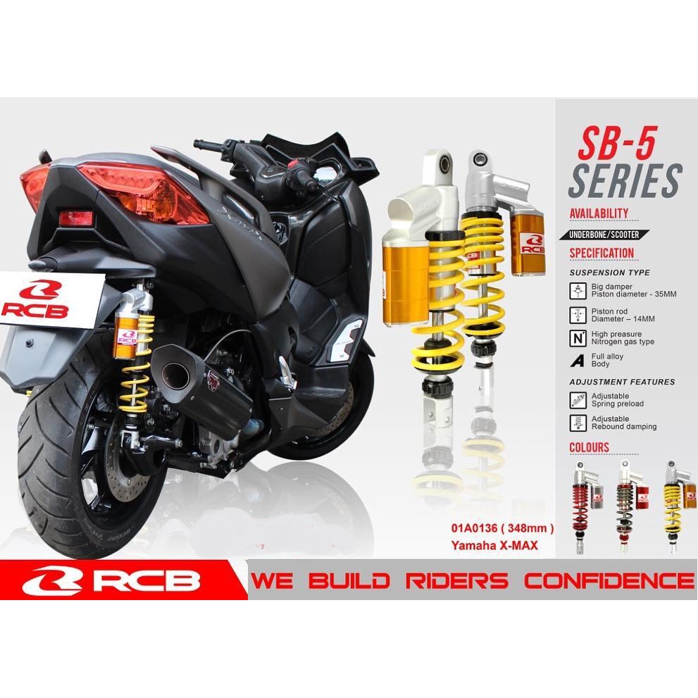 RCB SB-5 YAMAHA X-MAX 250 XMAX 250 ABSORBER SET | Shopee Malaysia