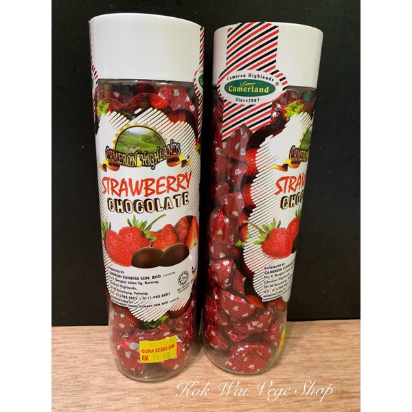 100% Halal Strawberry Chocolate Cameron Highlands/ Coklat Strawbeli ...