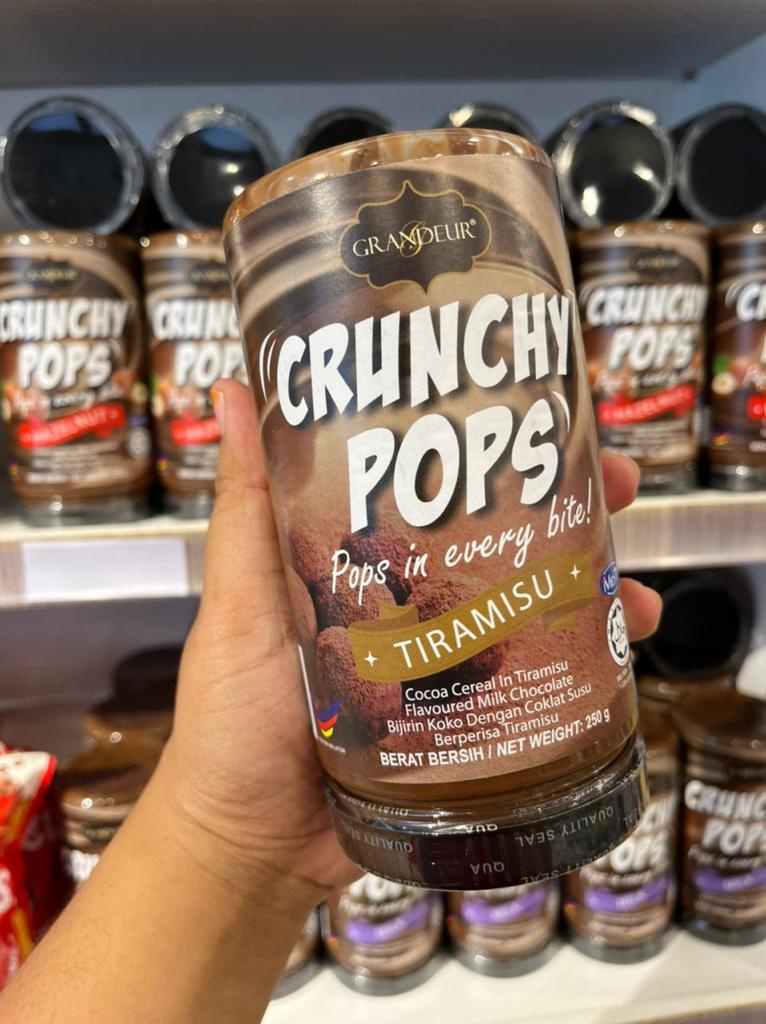 GRANDEUR Choco Jar Crunchy Pops Cocoa Cereal In Tiramisu Flavoured Milk ...