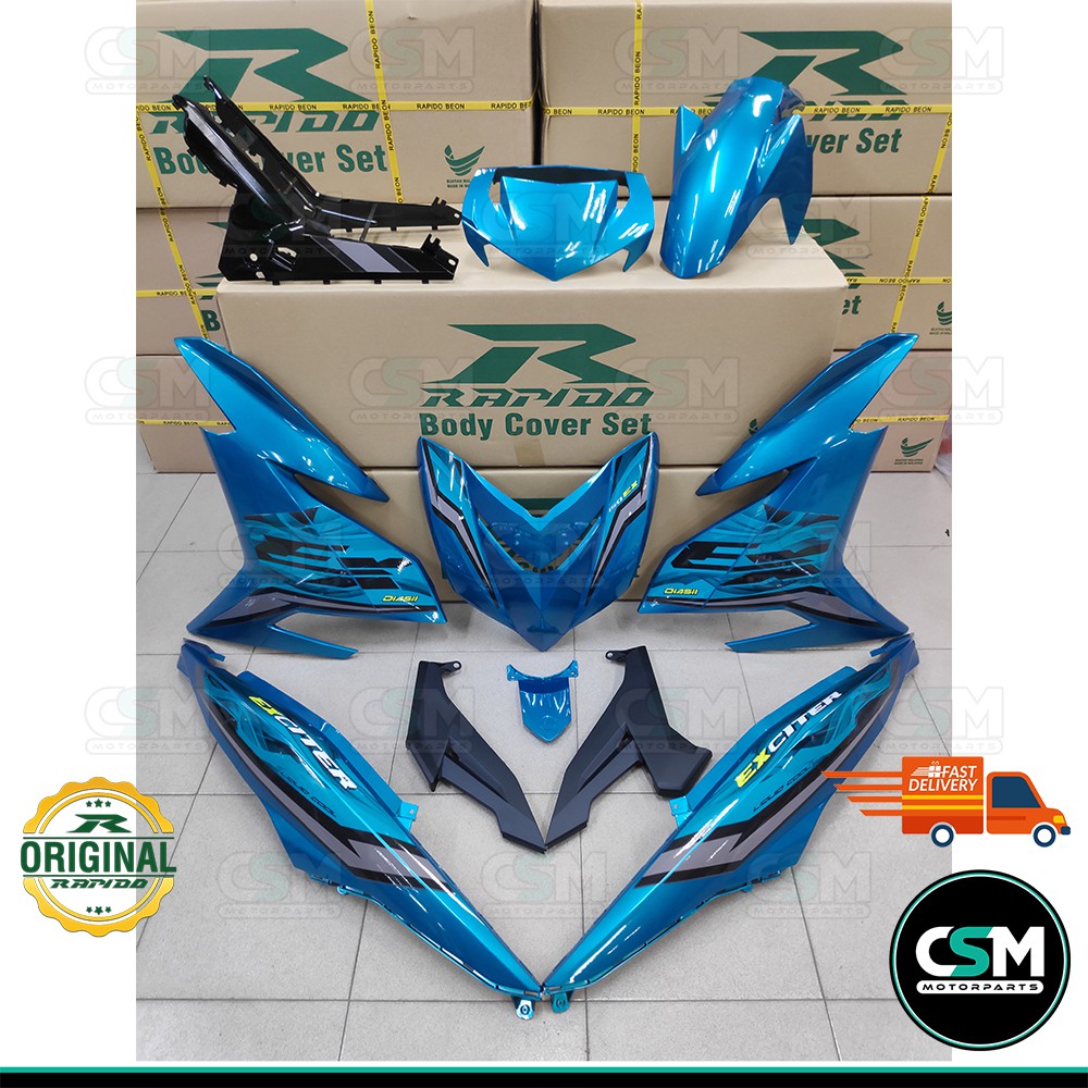 [READY STOCK] Coverset Bodyset Yamaha EXCITER-150 (40) Y15 Y15ZR V1 V2 ...