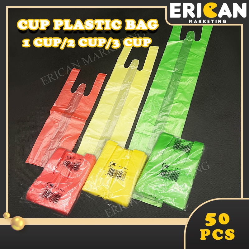 Plastik Cawan Air Bungkus / Plastic Bag Cup 1 2 3 Cup / Plastic Cup Bag ...