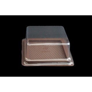 CN310 5 inch Food Container Plastics Cake Brownies Clear Box / bekas ...