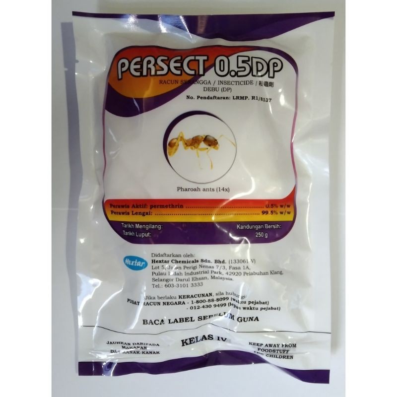 Racun Semut & 蚂蚁粉 250G Hextar Persect Permethrin 0.5% | Shopee Malaysia