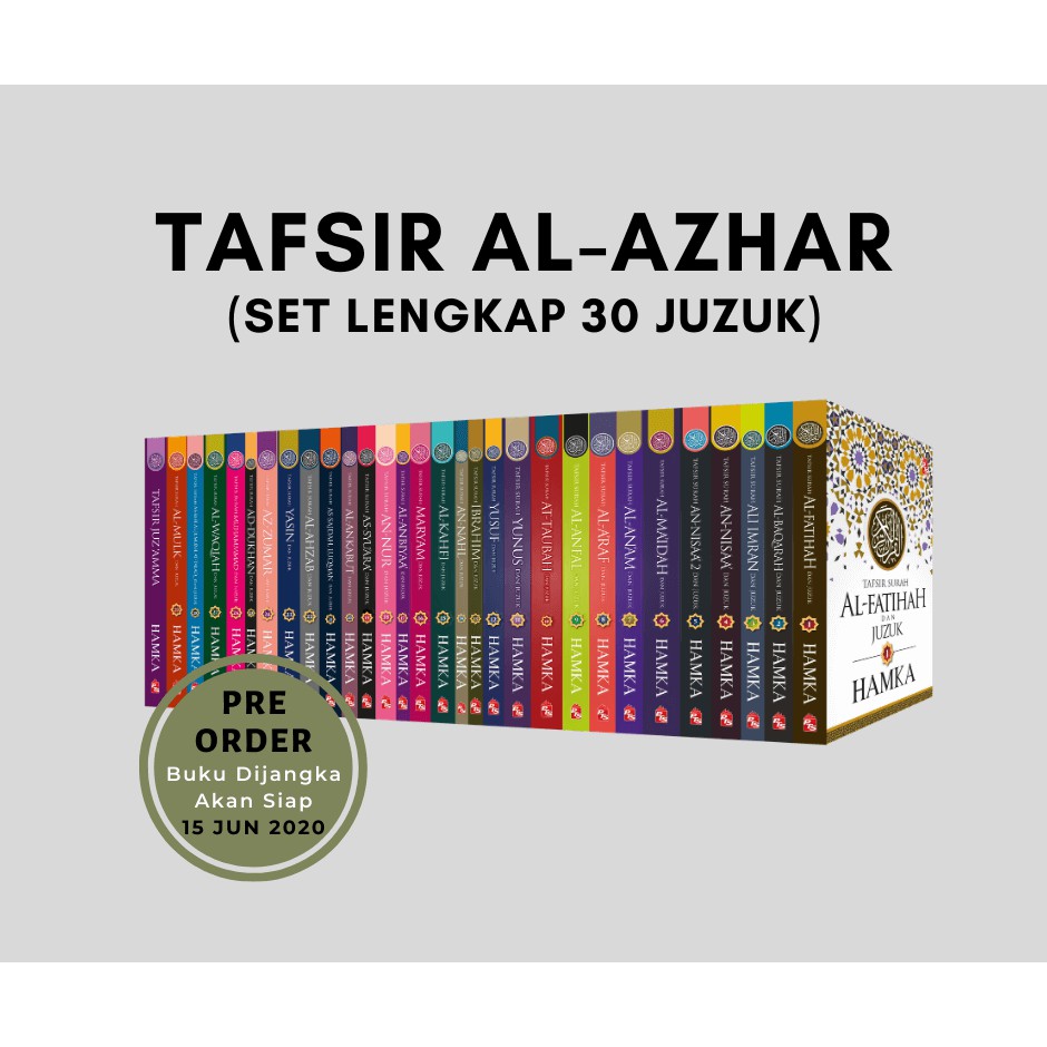 TAFSIR AL-AZHAR (SET LENGKAP 30 JUZUK) | PTS | Shopee Malaysia