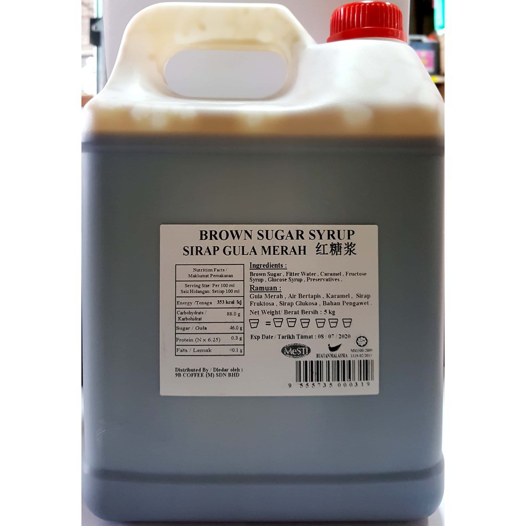 BROWN SUGAR SYRUP / SIRAP GULA MERAH 5KG (HALAL) | Shopee Malaysia