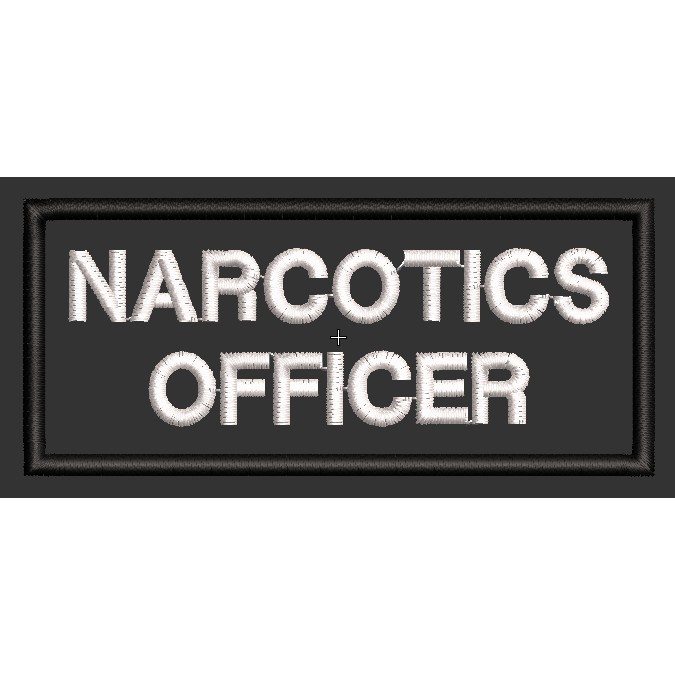 Patch Narcotic Officer (Size 8cm) | Shopee Malaysia
