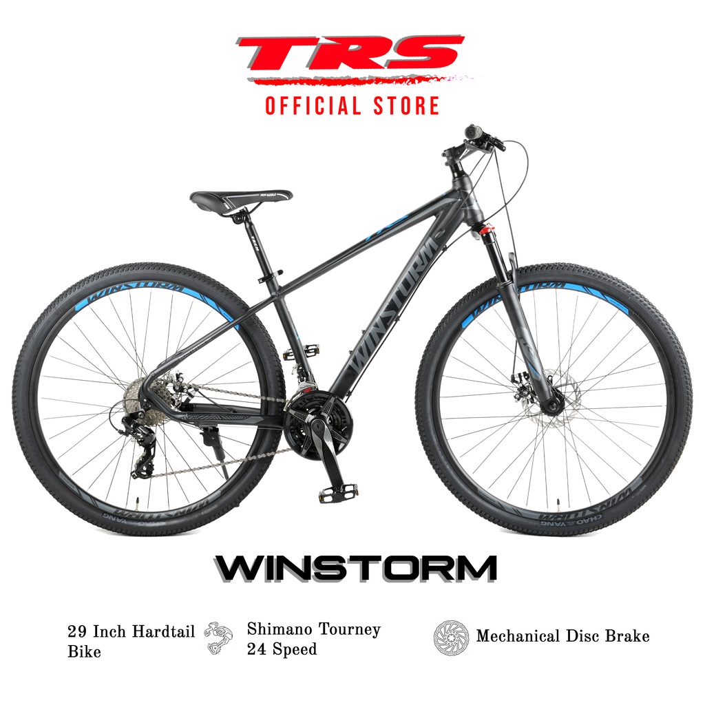 TRS Windstorm Aluminum Mountain Bike - Shimano 3x8 Speed (29") | Shopee ...