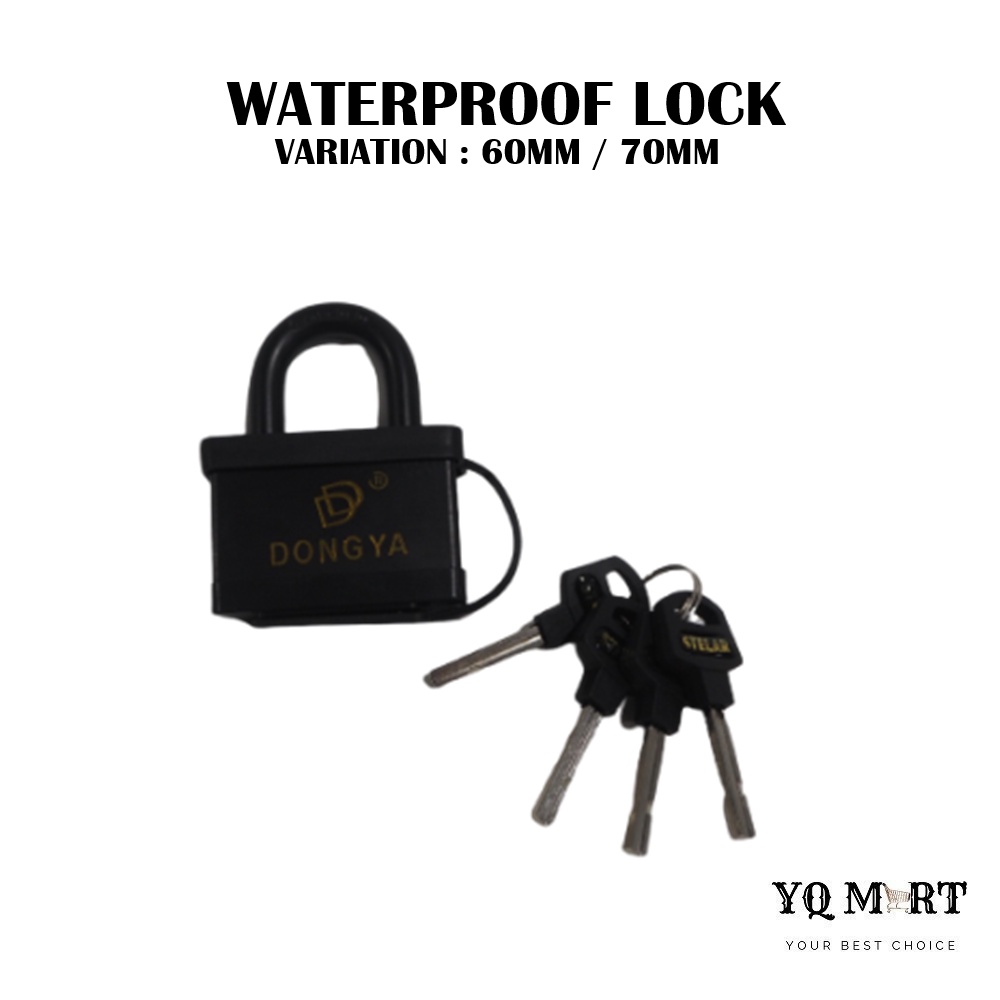 Waterproof Lock/Gate Lock/Padlock | Shopee Malaysia
