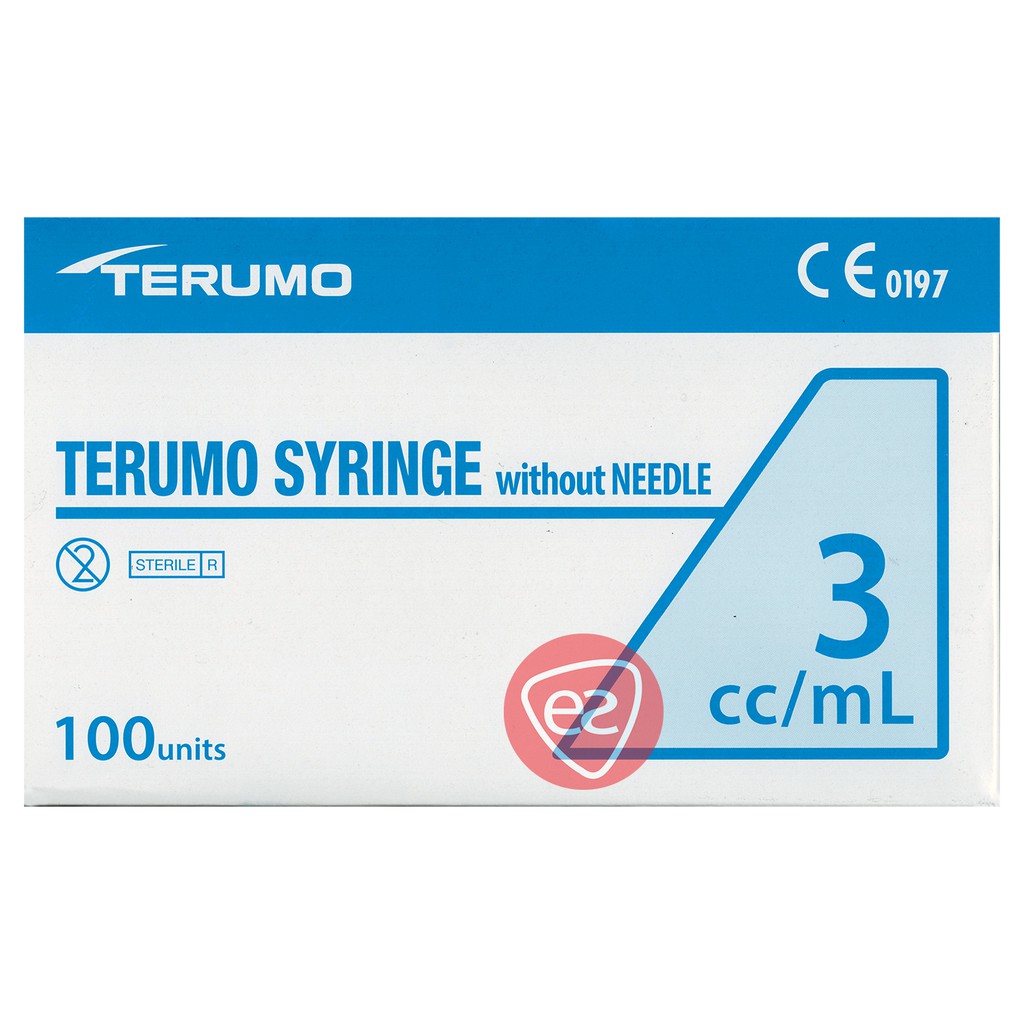 TERUMO SYRINGE 3CC (3ML) LUER SLIP 100S (CODE SS+03S) | Shopee Malaysia