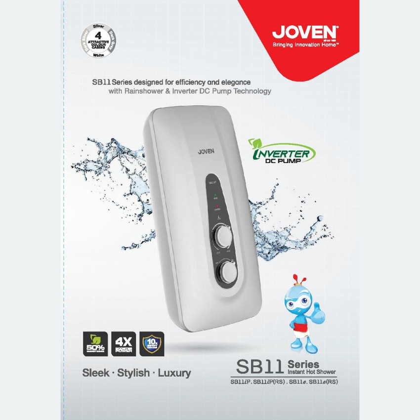 Joven Water Heater Instant Water Heater SB Series SB11e SB11e RS SB11ip SB11iP RS 热水器 Pemanas ...