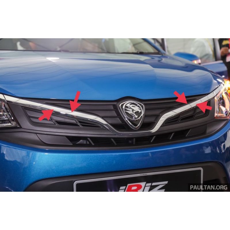 ORIGINAL PROTON IRIZ FL 2019 FRONT GRILLE MOULDING (CHROME) | Shopee ...