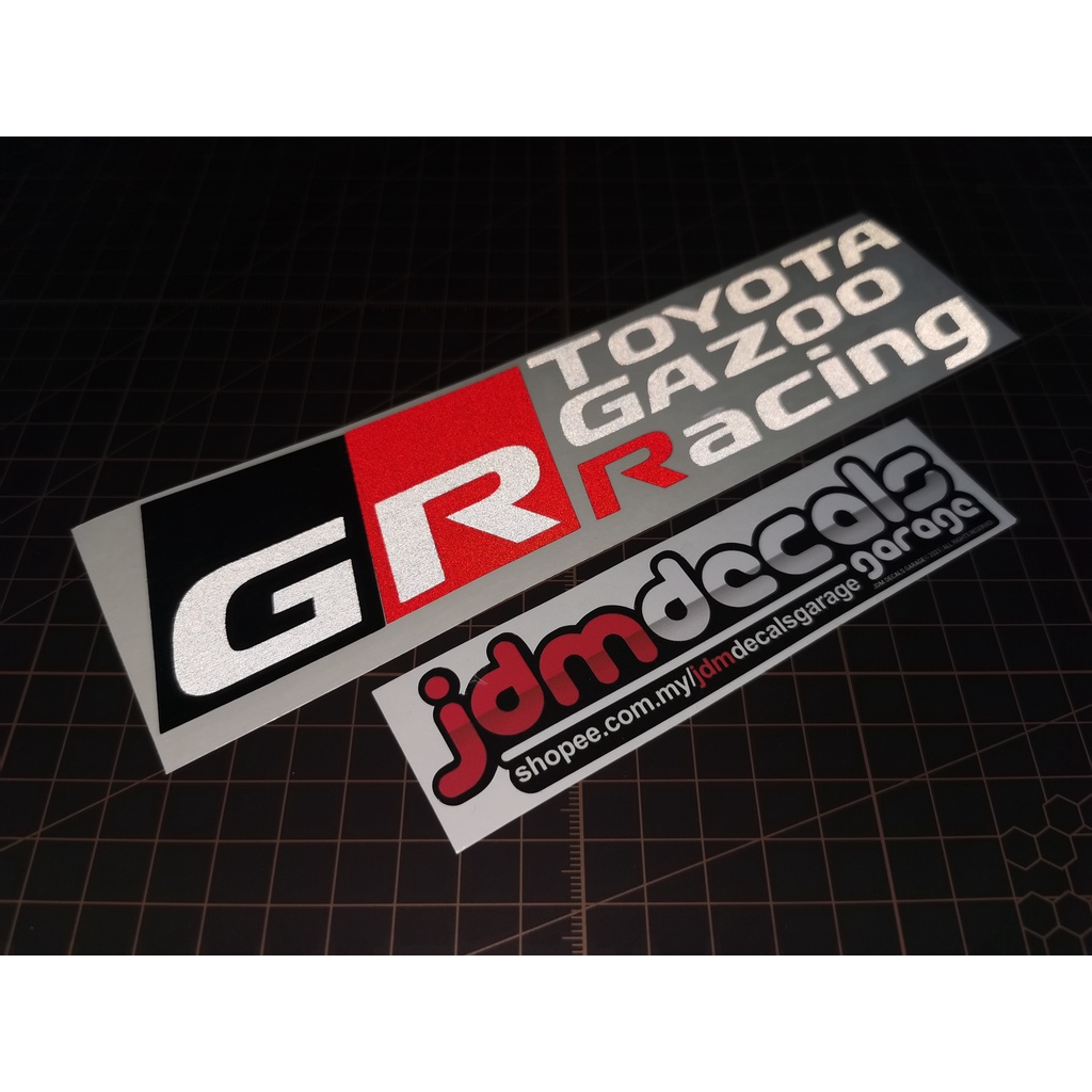 GR Toyota Gazoo Racing Vinyl Sticker | Shopee Malaysia