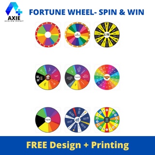 Fortune Wheel / Spin Wheel / Lucky Draw Wheel Stand/ Roda Impian with ...