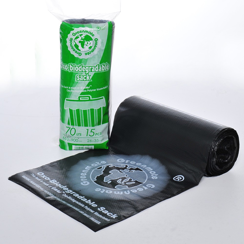 Greenmate Oxo-biodegrable Garbage Bag (Black) | Shopee Malaysia