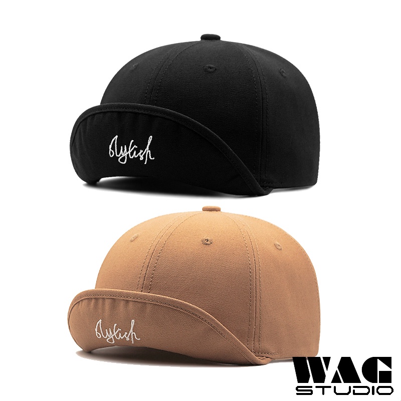 WAG Hat | Ready Stock Canvas Vintage Short Brim Baseball Cap Men Women ...
