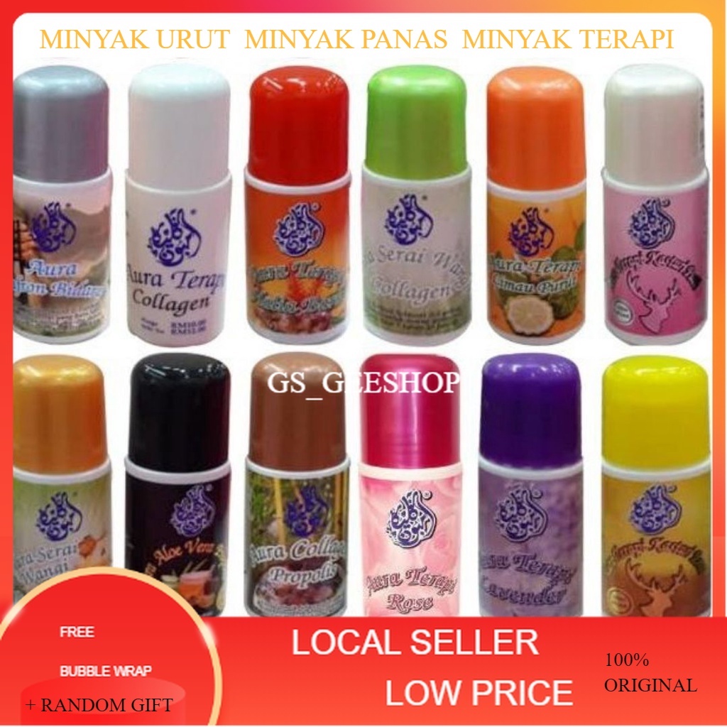 Aura Terapi Collagen 100% Original/ Minyak Angin Aura terapi Collagen ...