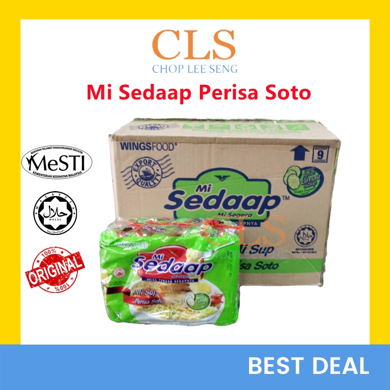 CLS Mi Sedap Mee Sedaap Perisa Soto Mi Segera Per Kotak Soto Teste ...