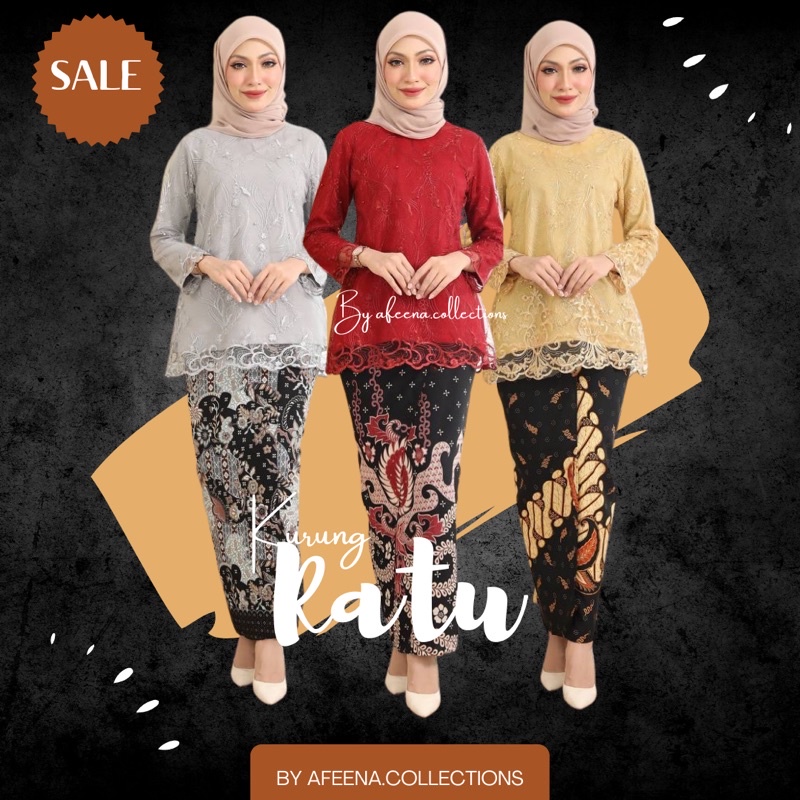 RATU SET KURUNG BAJU NIKAH TUNANG BRIDESMAID PENGAPIT SANDING KAHWIN ...