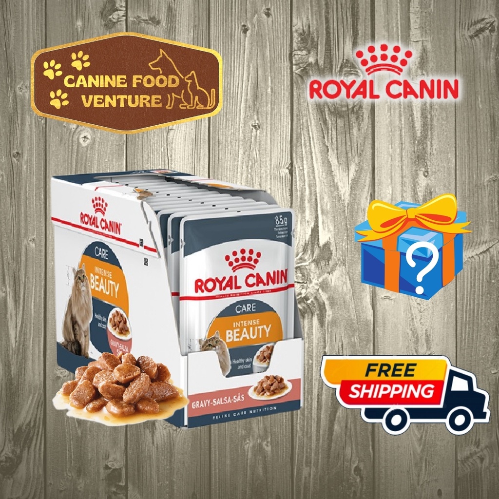 Royal Canin Intense Beauty Cat Wet Food 85g x 12 pack (box) | Shopee ...