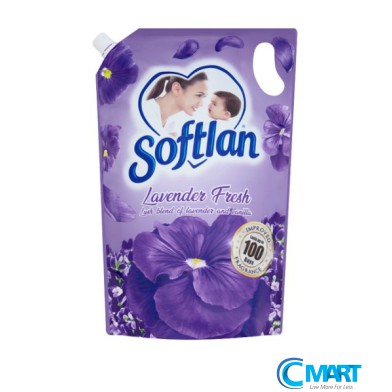 Softlan Lavender Fresh Fabric softener Refill Pack 1.4Litre | Shopee ...