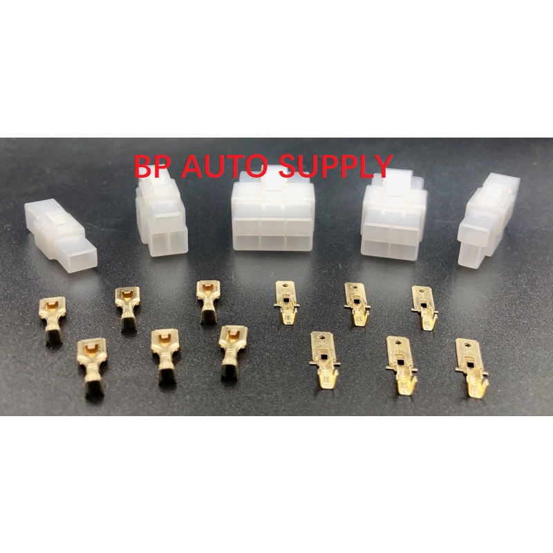 6.3MM 1PIN 2PIN 3PIN 4PIN 6PIN Terminal Socket Connector General Wire ...