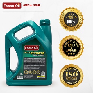 Feoso Oil Fully Synthetic Engine Oil SAE 5W-40 API SP-RC (4L) | Shopee ...