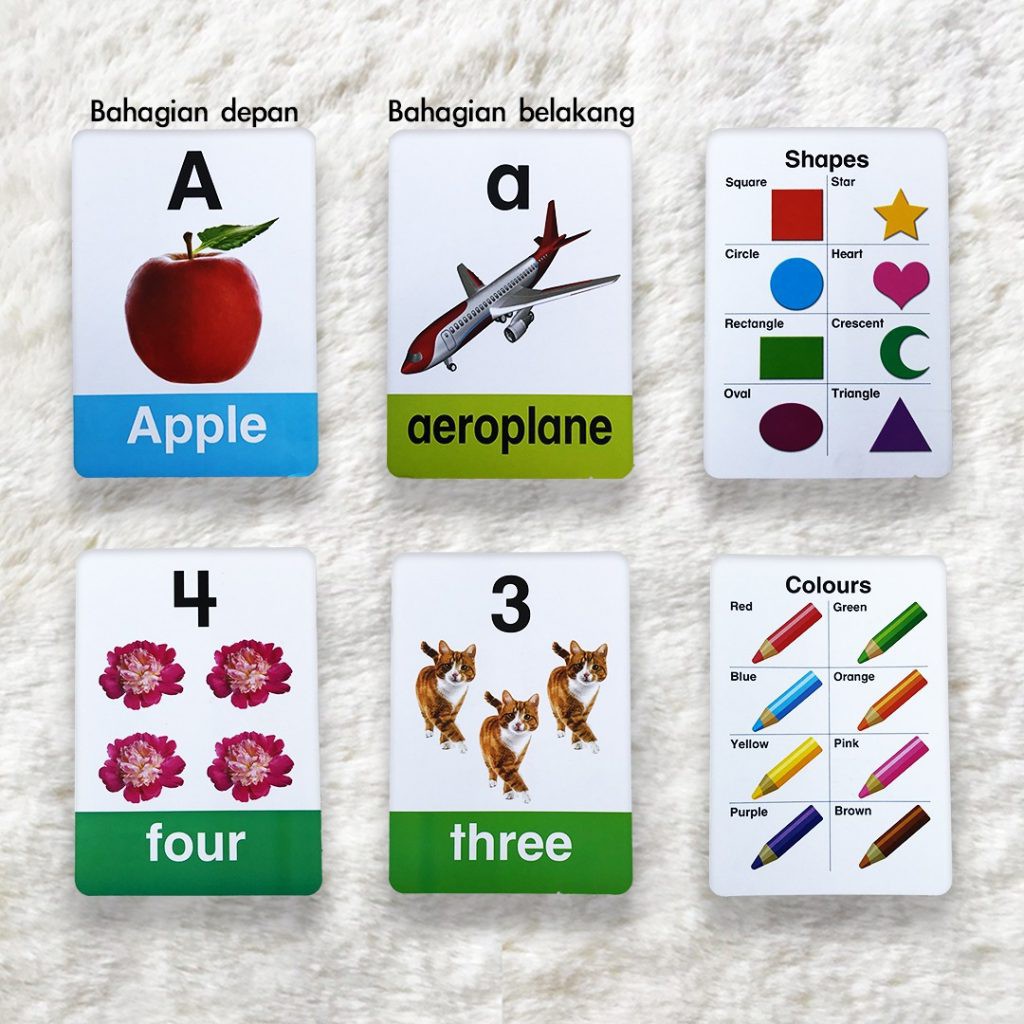 Flash Card Alphabet Numbers Nombor Math Flashcard Kad Imbas Tadika ...