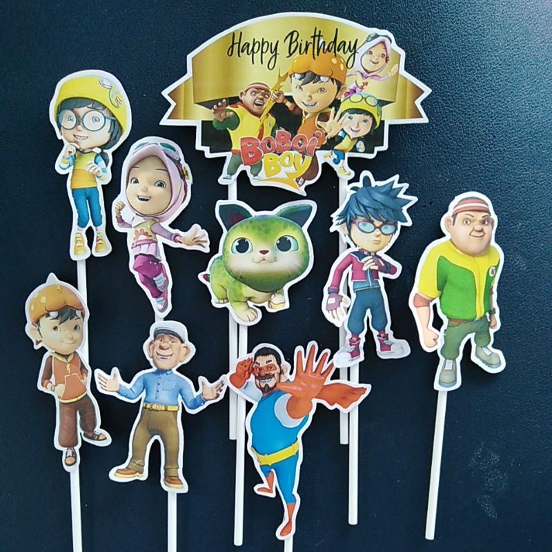 Cake Topper Boboiboy | Shopee Malaysia