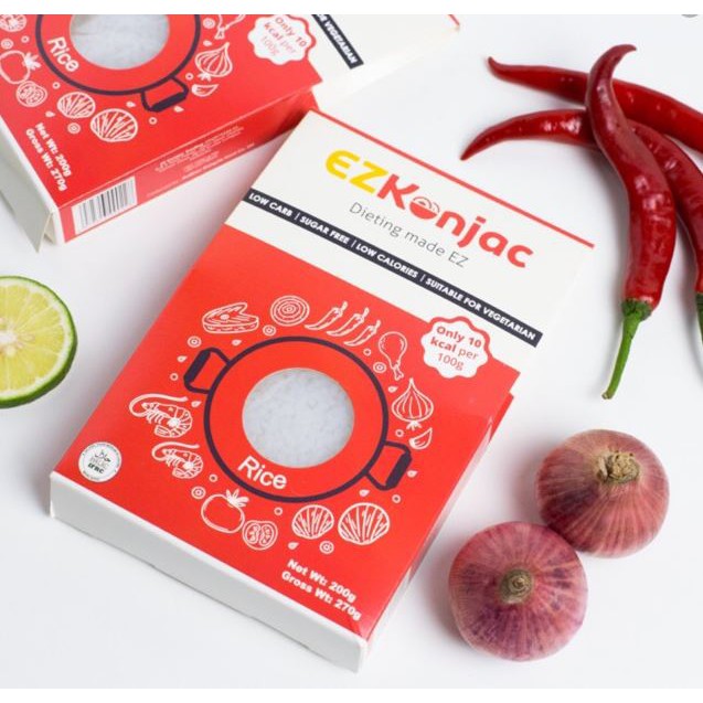 EZ konjac mee, nasi kuehteow (can mix) with gift | Shopee Malaysia