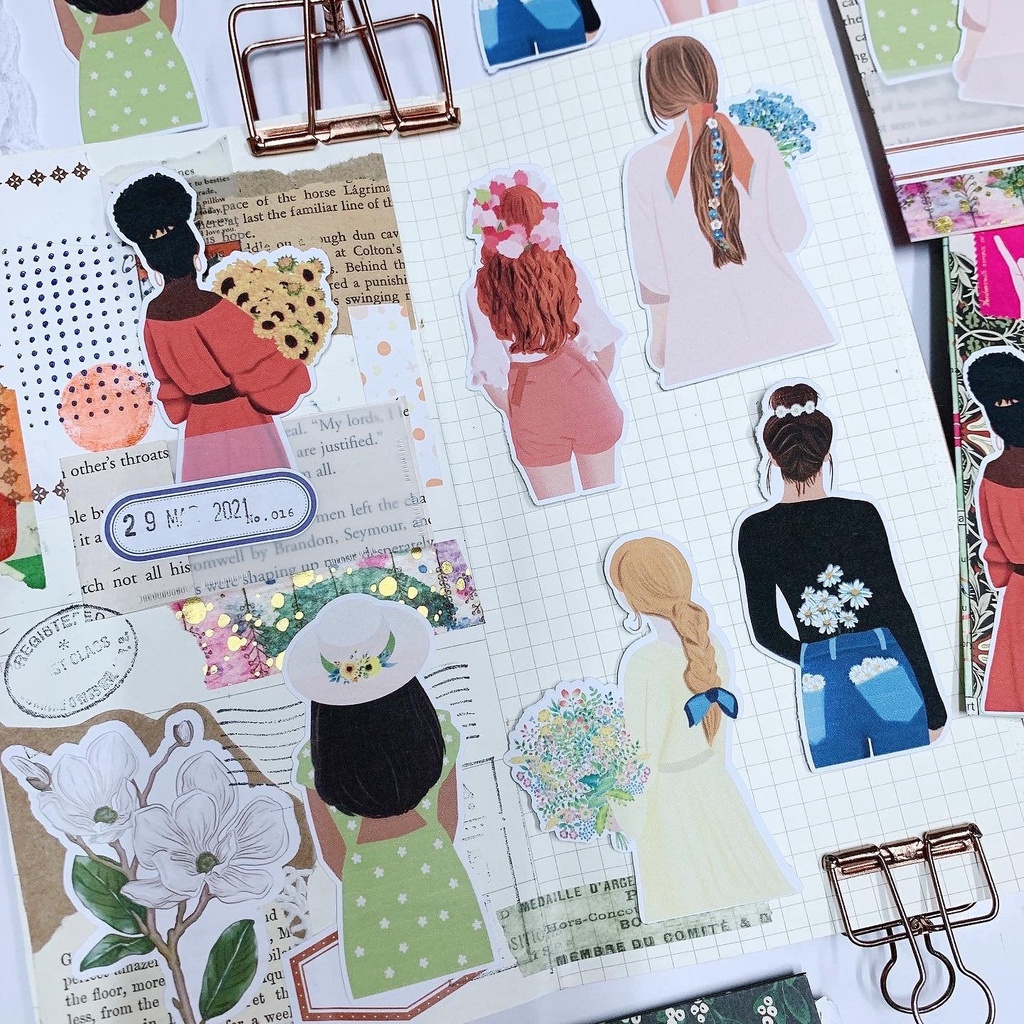 Spring Dreams Sticker Set | Journal Kit Material | Shopee Malaysia