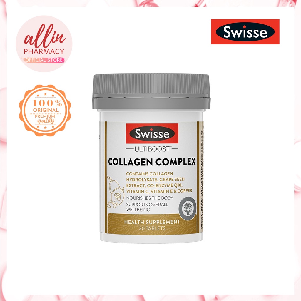 Swisse Ultiboost Collagen Complex 30 Tabs (EXP 03/24) | Shopee Malaysia
