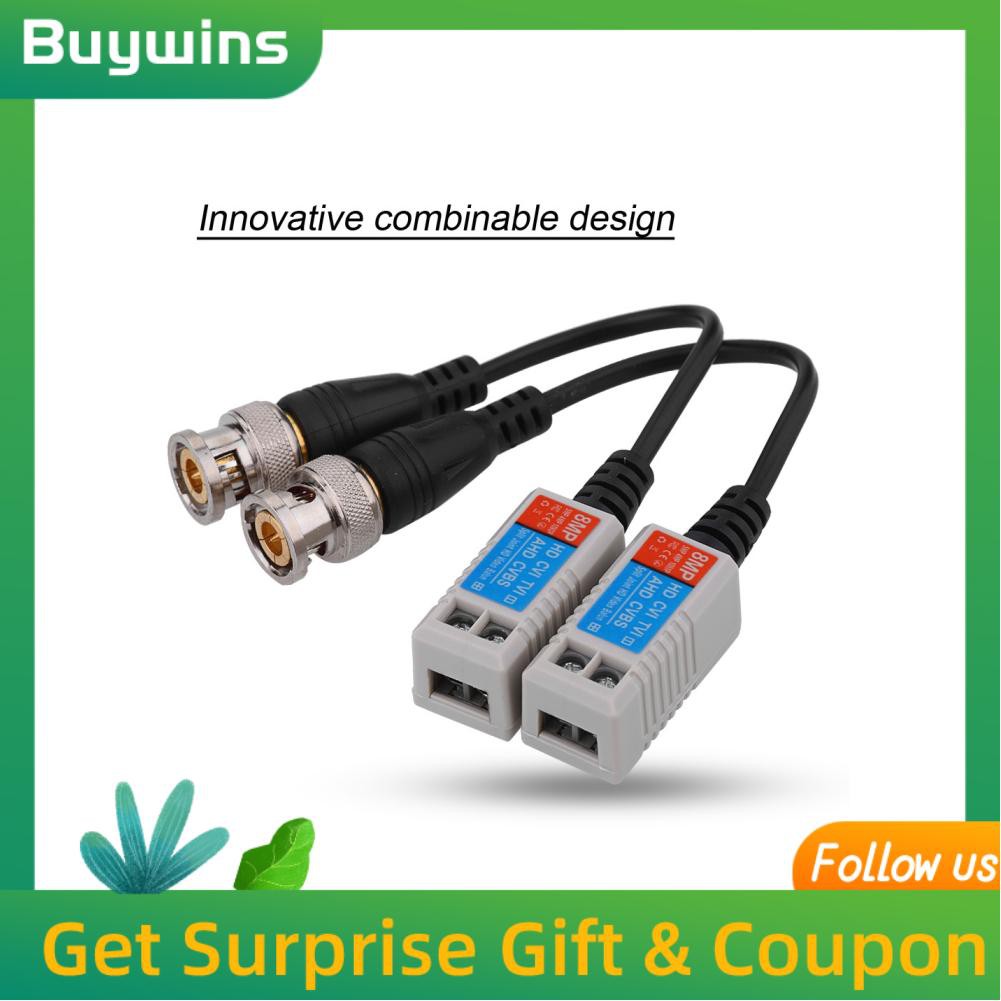 Hd cvi tvi ahd signal video balun transceiver bnc male cable twisted ...